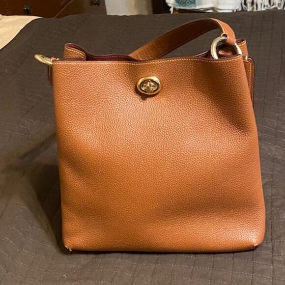 Coach | Bags | Coach 5520 Polished Pebble Leather Charlie Bucket ...